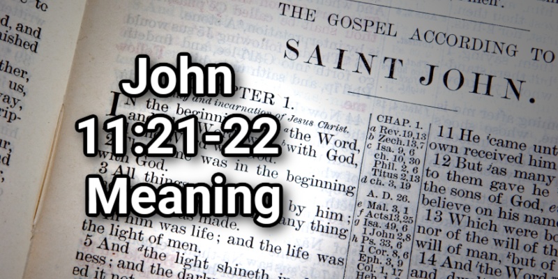 John 11:21-22 Meaning: Know That Even Now God Will Give itLord's Library